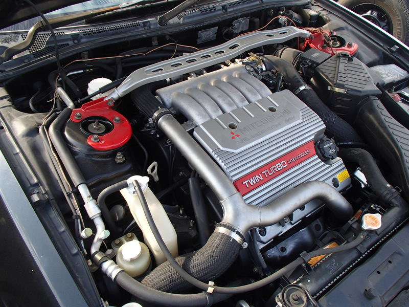 Mitsubishi 6A13TT 2.5 V6 Biturbo: ficha tecnica, problemas y tuning